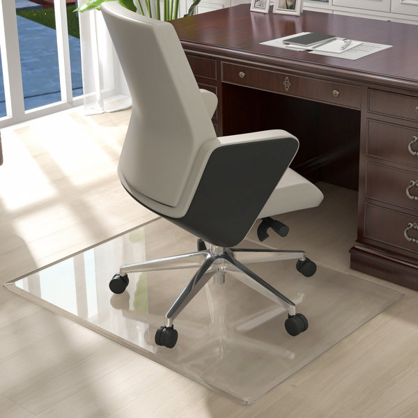 Symple Stuff Amitha Hard Floor Straight Rectangular Chair Mat | Wayfair.co.uk